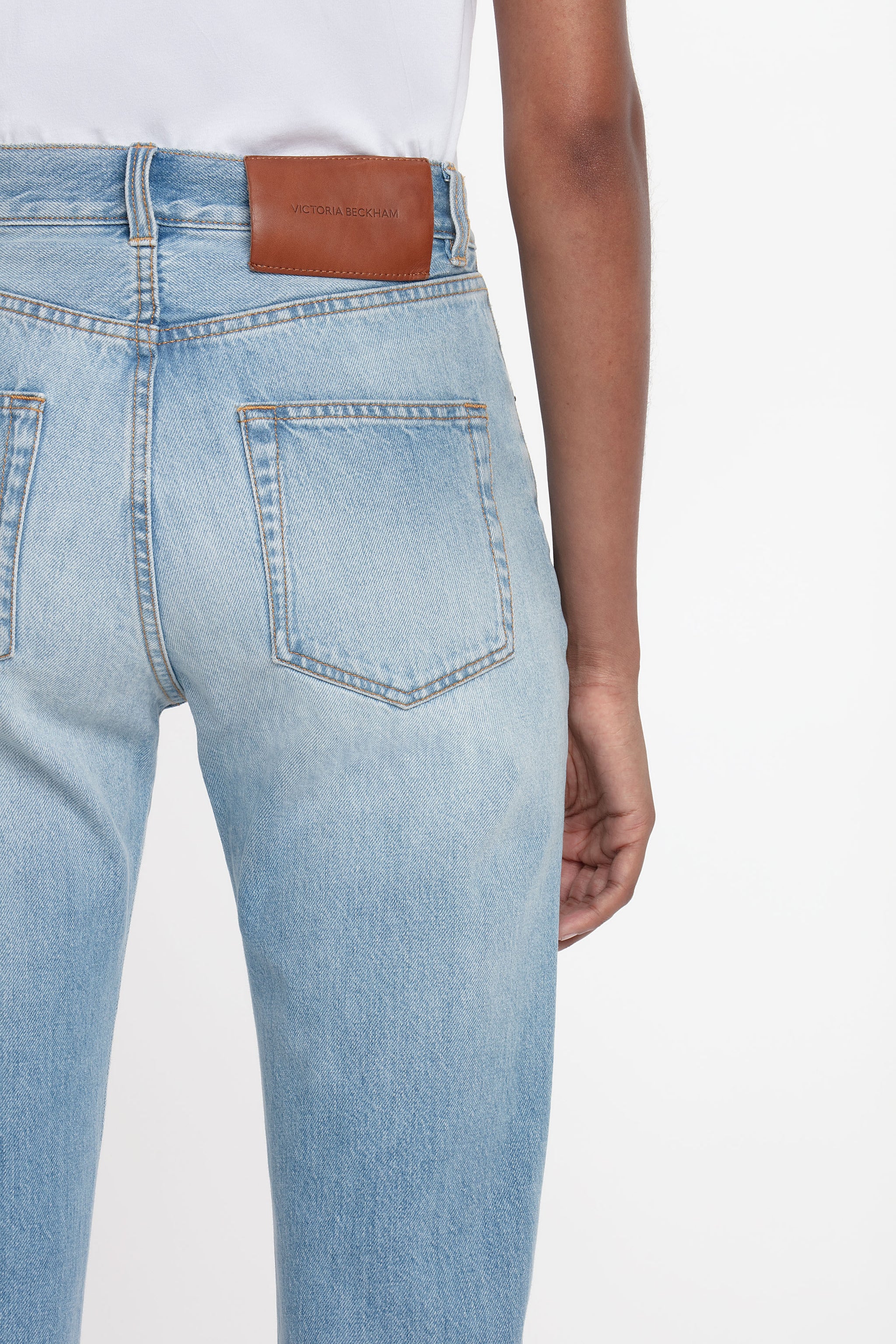 Victoria Jean In Light Blue Wash – Victoria Beckham UK