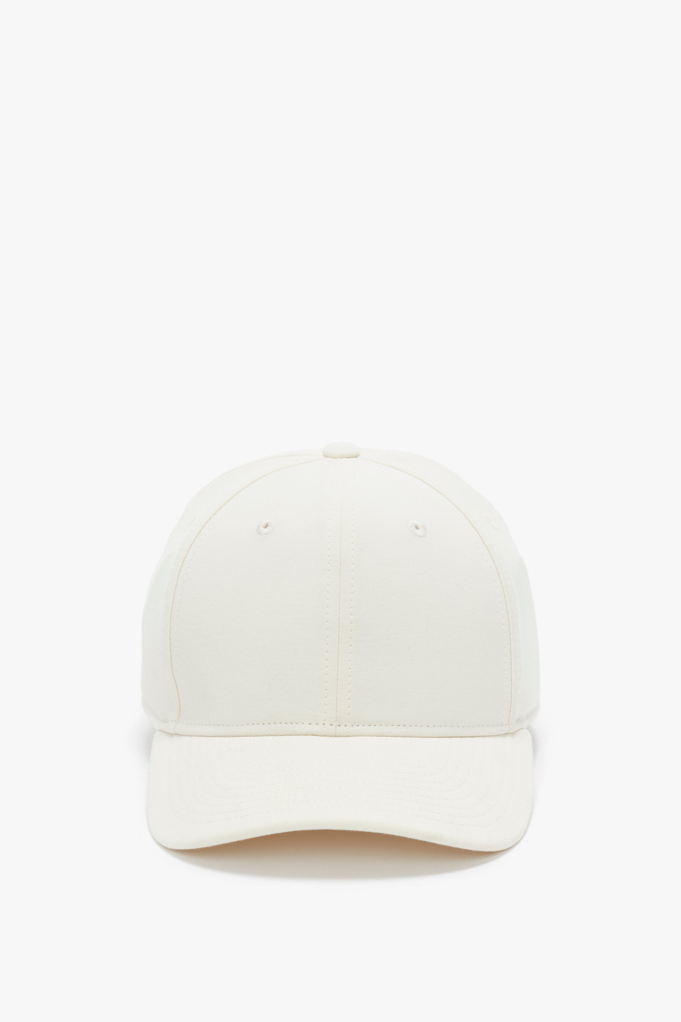 Logo Cap In Antique White – Victoria Beckham UK