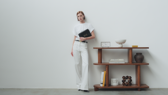 Twist Dress In Navy – Victoria Beckham UK